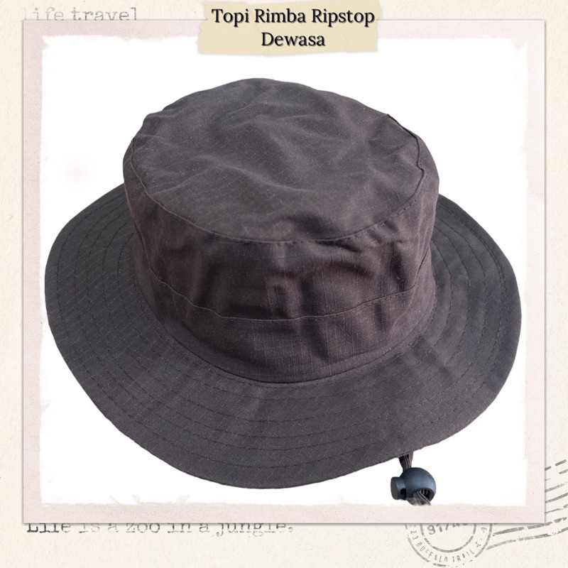 Jual Topi adventure - Topi Gunung - Topi rimba - Keplek ripstop - Topi ...
