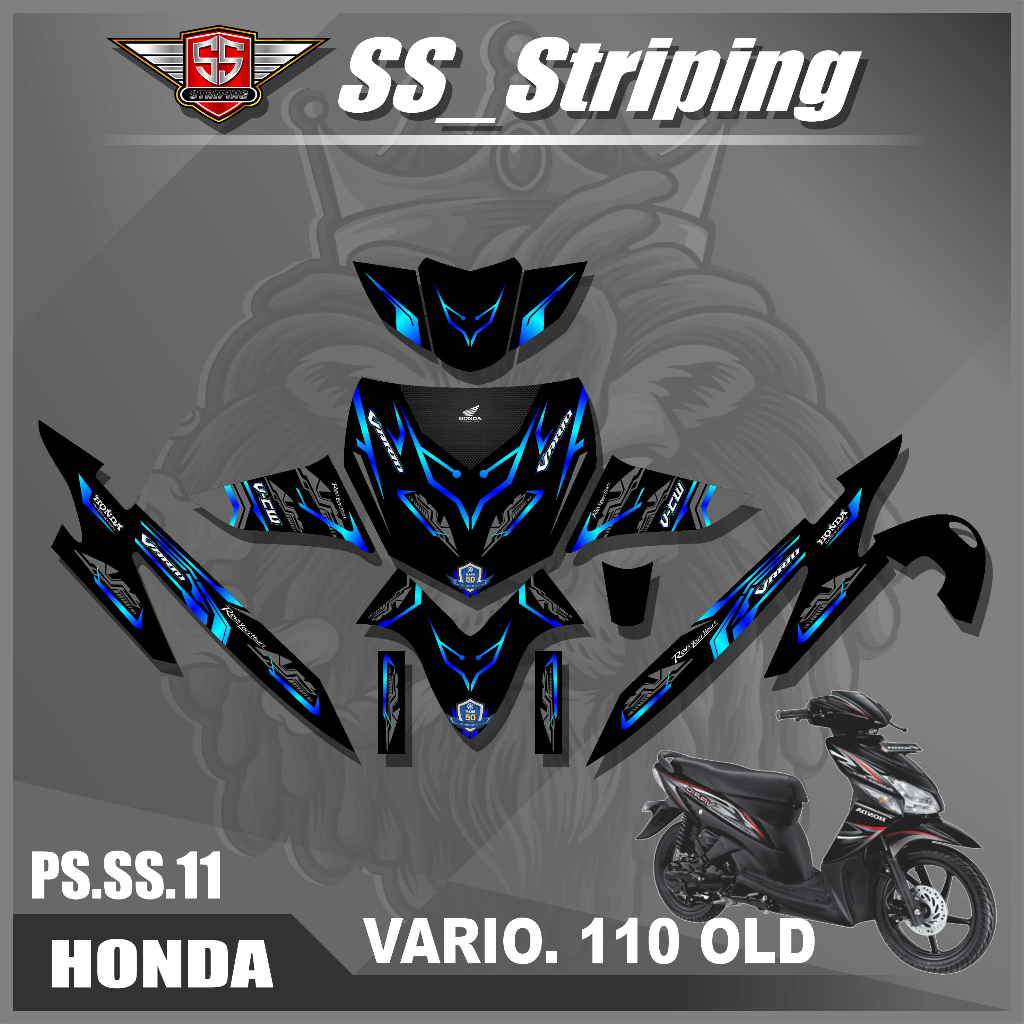 Jual Decal Sticker Full Body VARIO 110 CW Karbu - Stiker Full Body ...