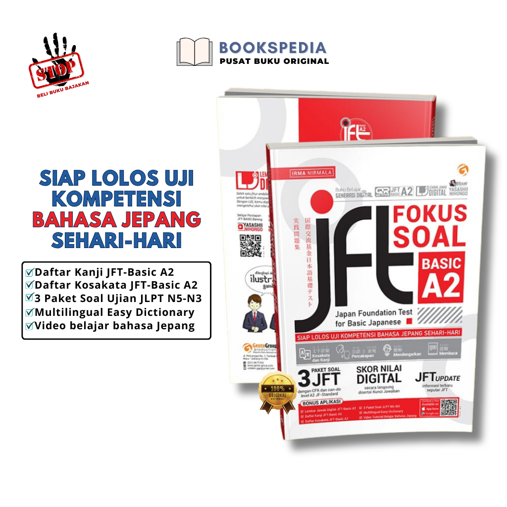 Jual BUKU JFT FOKUS SOAL JFT BASIC A2 (JAPAN FOUNDATION TEST) | Shopee ...