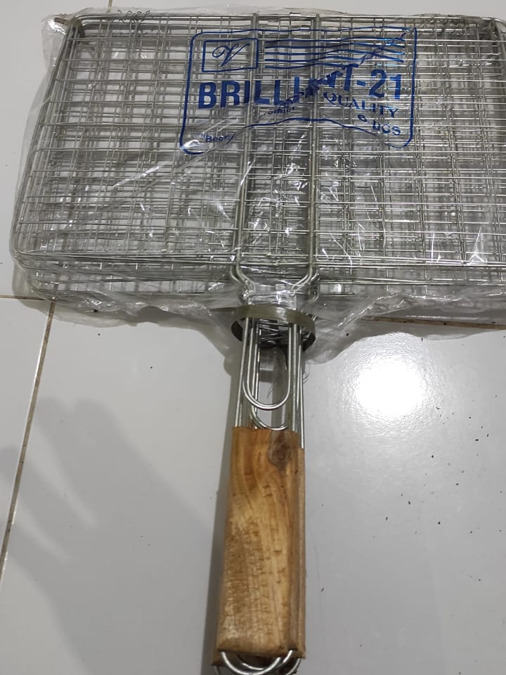 Jual Panggangan JUMBO 40x30 cm / Alat Pangangan Jepit -Sate / Ikan ...