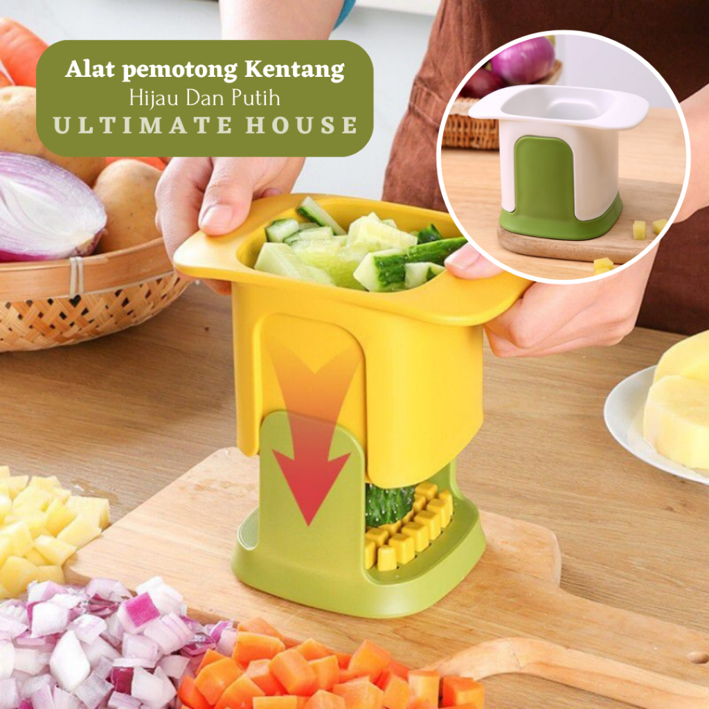 Jual Alat Pemotong Kentang Alat Pengiris Buah Wortel Dadu Chopper ...