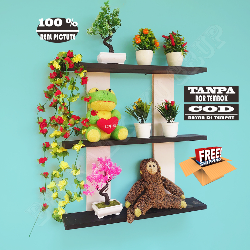 Jual RAK SUSUN SERBAGUNA - Hiasan Dinding, Rak dinding, tempel ...