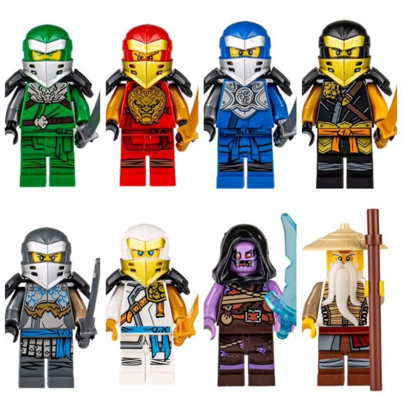 Jual BLOCKS NINJA MASTERS OF SPINJITZU FIGURE NINJA COLE - KAI - JAY - NYA - LIOYD - ZANE - WU ...