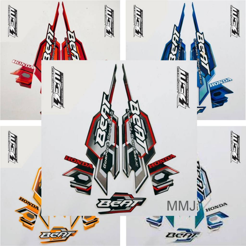 Jual Stiker Striping Honda Beat F1 Esp 2008 Stiker List Motor Standar ...