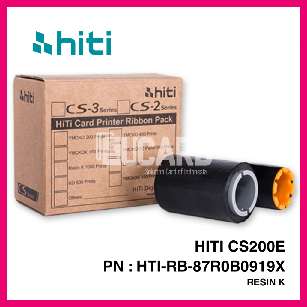 Jual RIBBON BLACK HITI CS200e - RIBBON PRINTER HITI CS200e HITAM ...