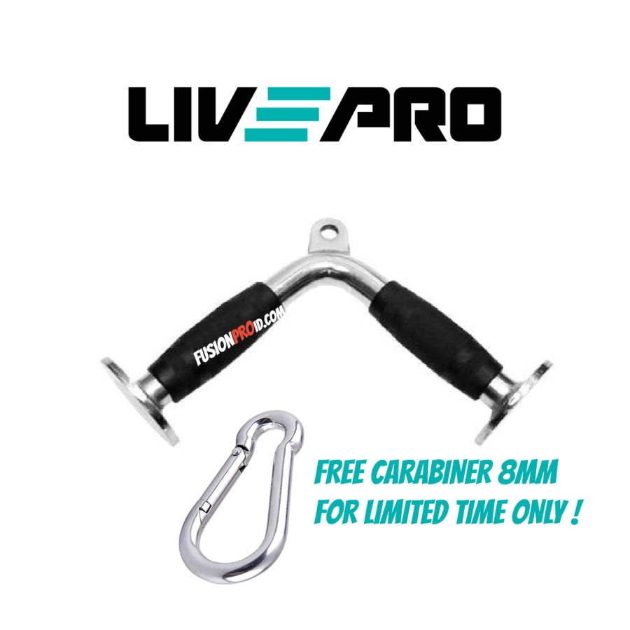 Jual Tricep Press Down V Bar Triceps Handle Bar Gym Fitnes Fitness ...