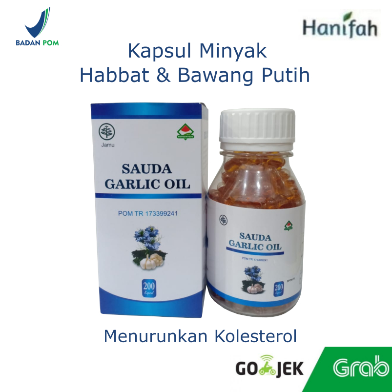 Jual KAPSUL SAUDA GARLIC OIL GOLD 200 KAPS - KAPSUL MINYAK ...