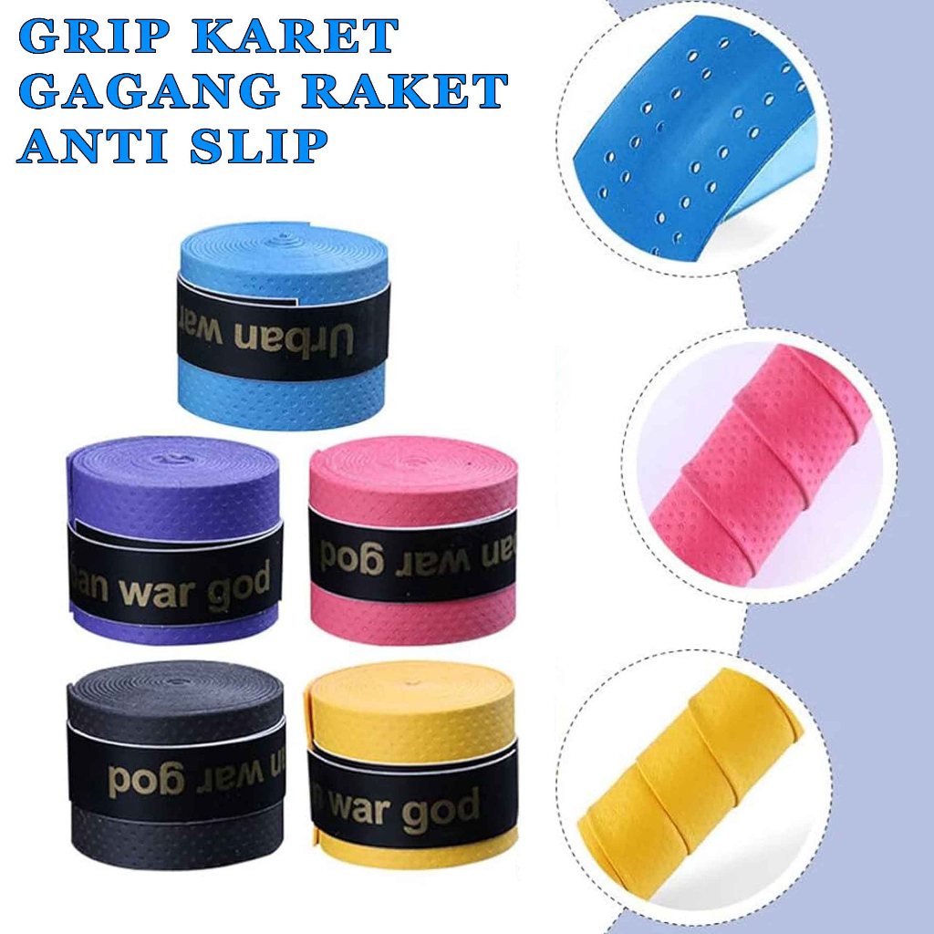 Jual Grip Raket Karet / Grip Badminton Anti Slip / Grip Karet Raket ...