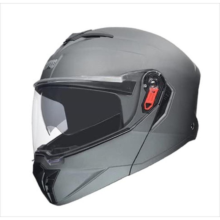 Jual STUDDS HELM TROOPER SOLID / GUN GREY GLOSSY / MODULLAR DOUBLE ...