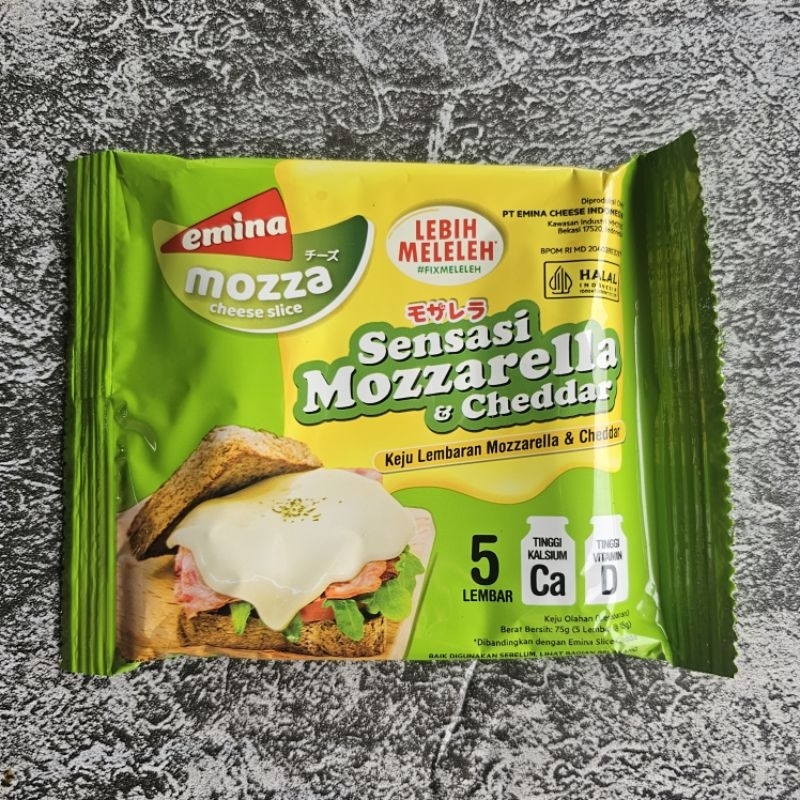 Jual EMINA MOZZA CHEESE SLICE 5s | Shopee Indonesia