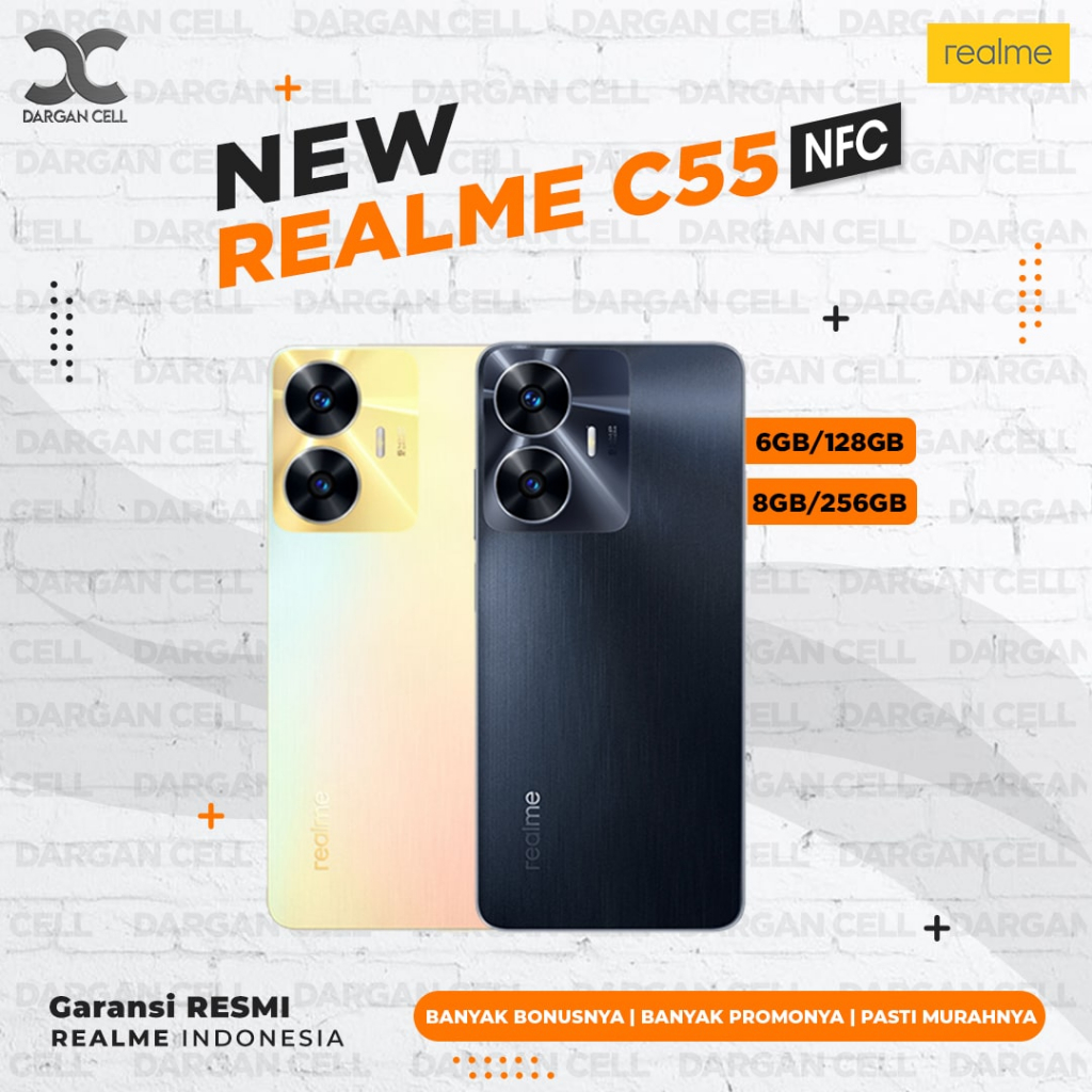 Jual REALME C55 NFC RAM 6GB + 6GB EXTENDED 128GB RAM 8GB + 8GB EXTENDED ...