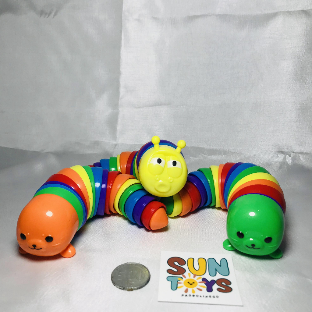 Jual ☀ SUN ☀ Ulat / Cacing Mainan Lucu | Shopee Indonesia