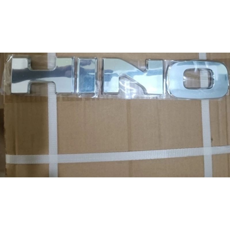 Jual EMBLEM LOGO TULISAN HINO LOHAN 500 NEW CHROME | Shopee Indonesia