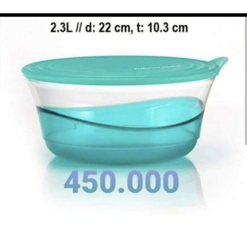 Jual Tupperware mangkok eleganzia ukuran 2.3liter | Shopee Indonesia
