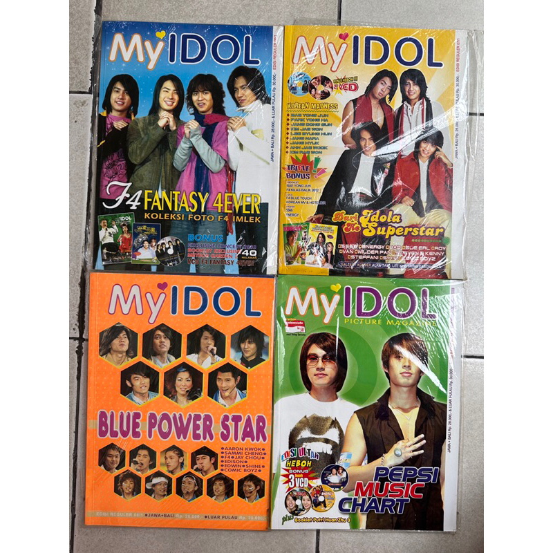 Jual Majalah Myidol Asia Korea Taiwan my idol F4 Mandarin Korea Asian ...