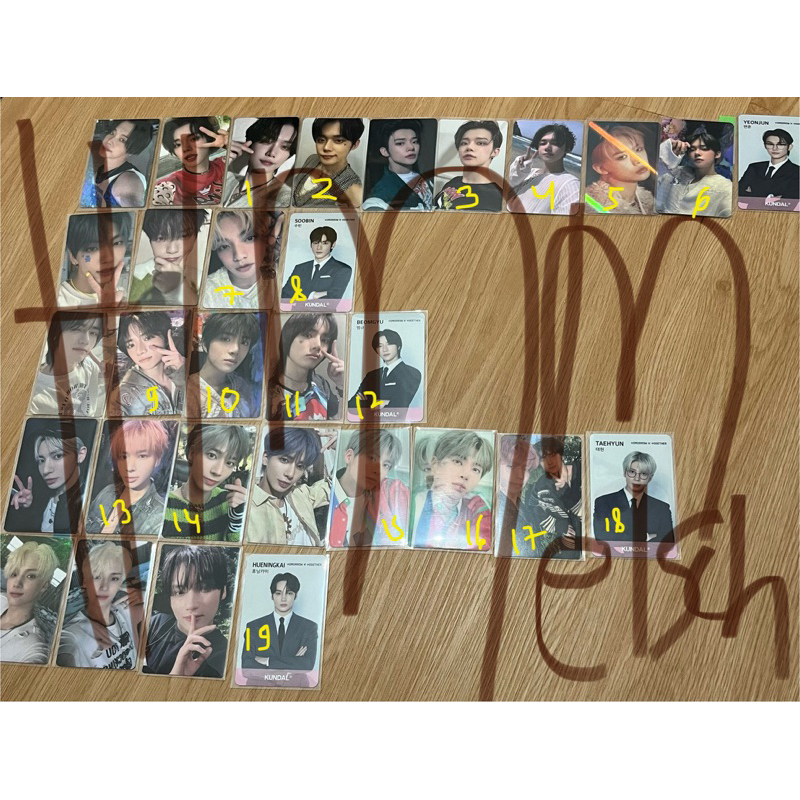 Jual AAB TXT Tomorrow x Together Photocard PC Yeonjun Soobin Beomgyu Taehyun Hueningkai | Shopee ...