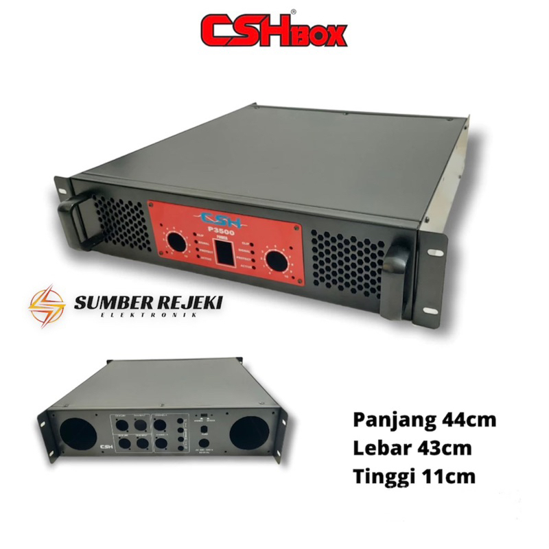 Jual Box Power Amplifier CSH Seri P 3500 (box 2u) 2 channel | Shopee Indonesia