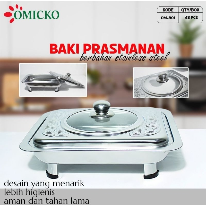Jual Prasmanan Set Wadah Saji Stainless Steel Bentuk Persegi Panjang Shopee Indonesia