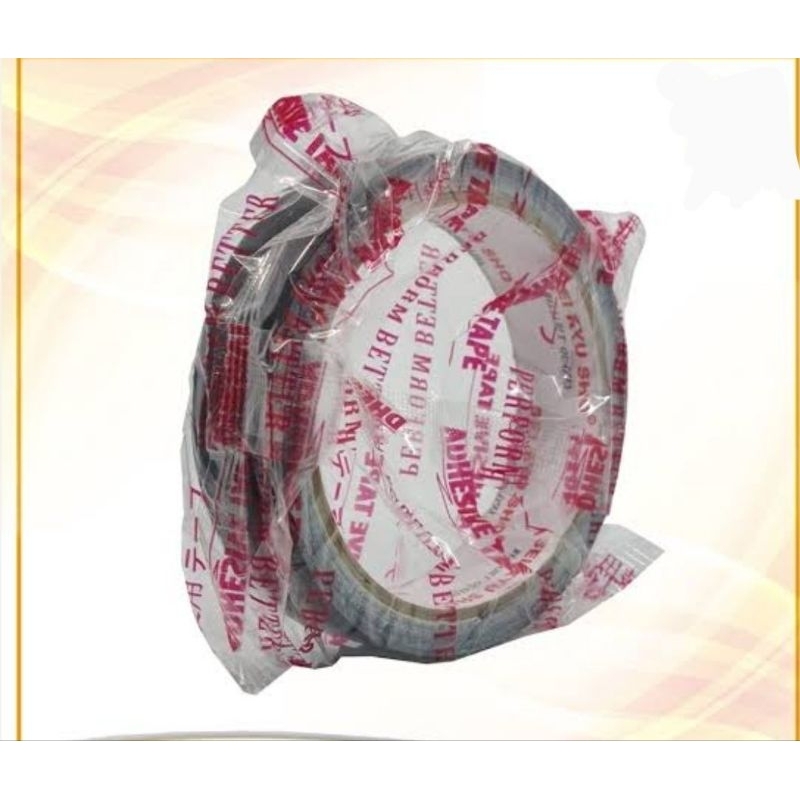 Jual ISOLASI TAPE LAKBAN PLAKBAN JILID SKS HITAM 1 INCI GROSIR | Shopee ...