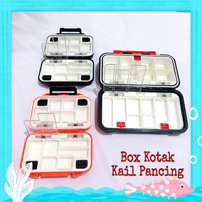 Jual Box Kotak Perkakas Kail Pancing Waterproof 12 Ruang dan 16 Ruang | Shopee Indonesia