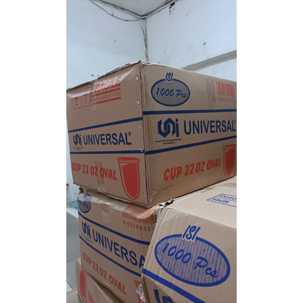 Jual (INSTANT dan CARGO) GELAS 22 oz oval (perdus) | Shopee Indonesia