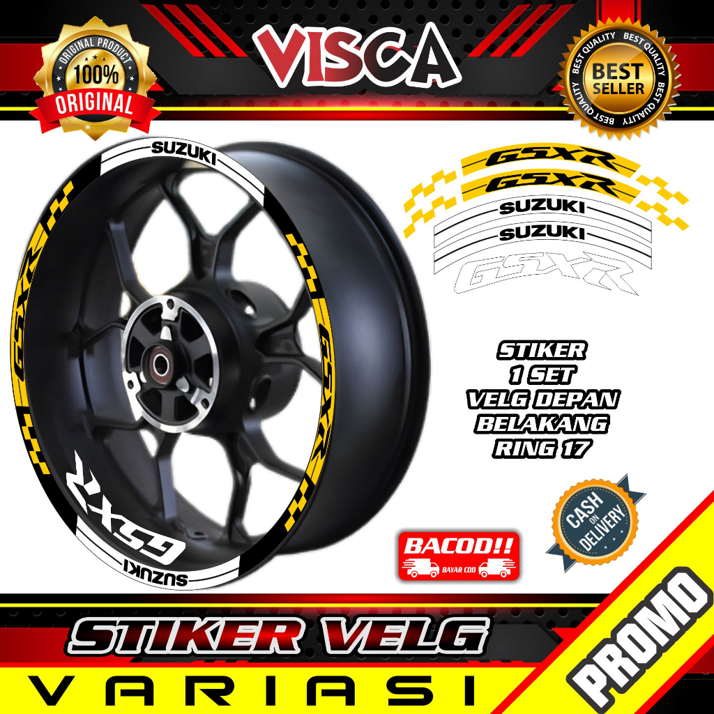Jual Stiker Velg List Velg Motor Stiker Velg Ring 17 Suzuki Gsx ...