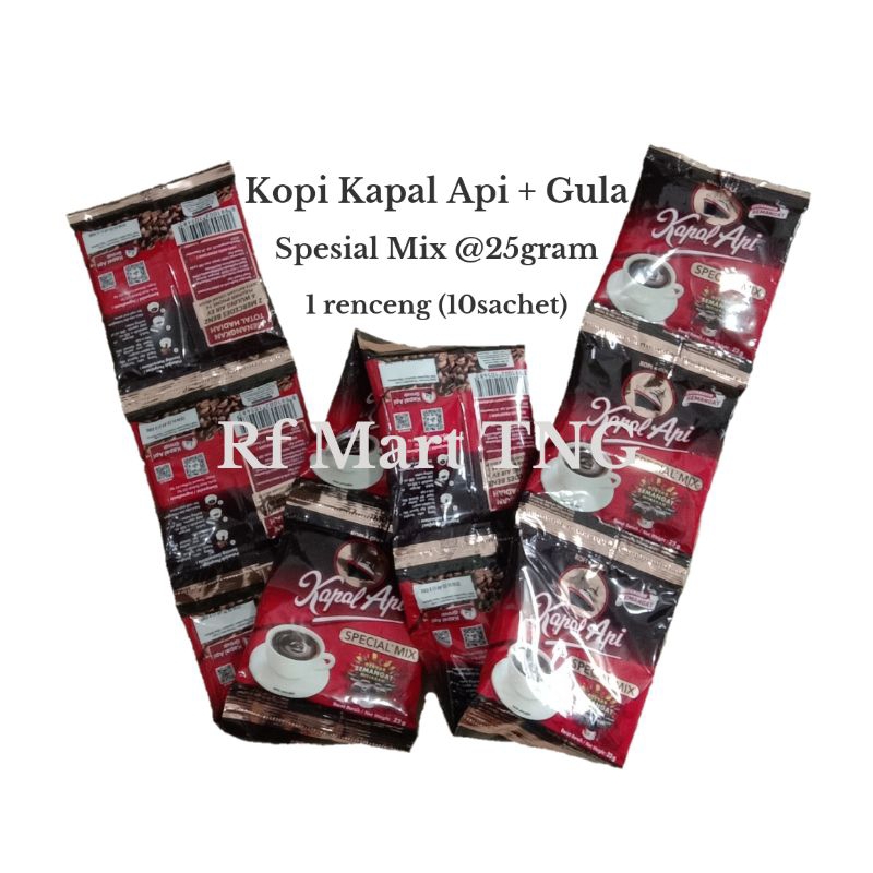 Jual Kopi Kapal Api Special Mix (10 sachet/renceng) | Shopee Indonesia