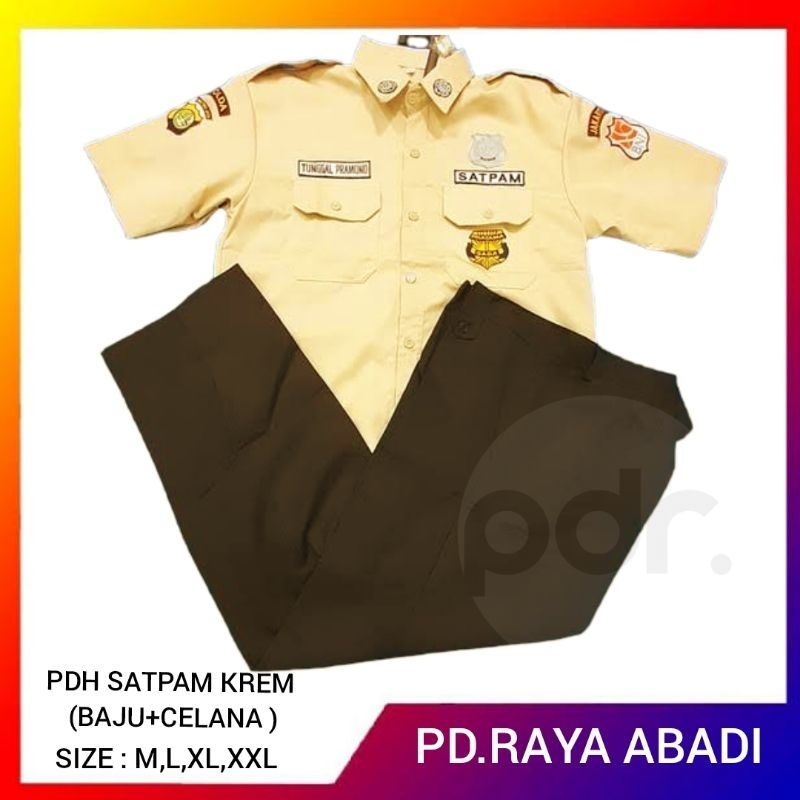 Jual Seragam satpam /seragam pdh satpam /seragam security | Shopee ...