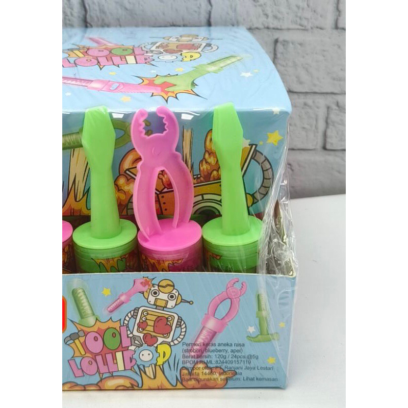 Jual Permen Ranjani Tool Lollipop isi 24 bungkus | Shopee Indonesia