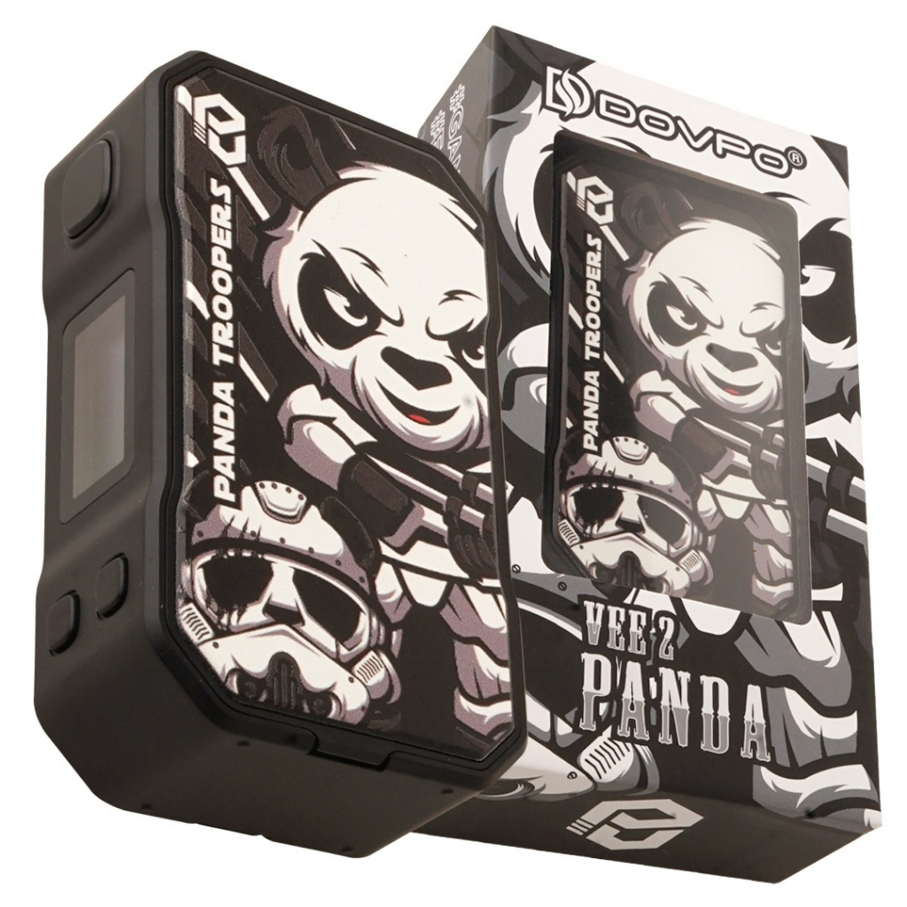 Jual Mod Vape Vapor Panda VEE 2 Box Mod 200W Black Authentic By Dovpo ...