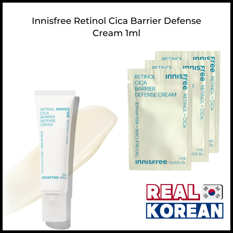 Jual Innisfree Retinol Cica Barrier Defense Cream 1ml | Shopee Indonesia