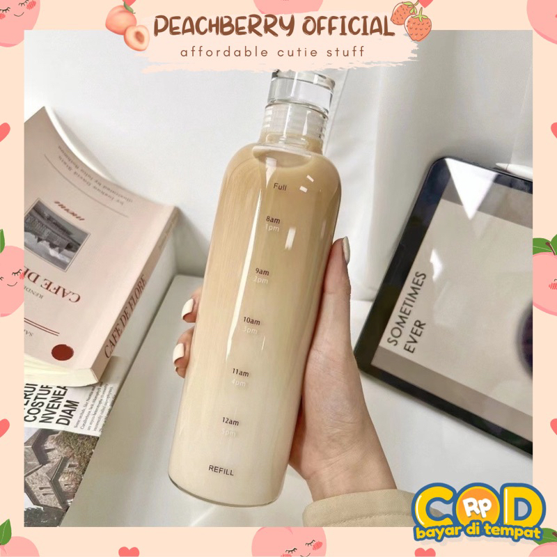 Jual [PB] Botol Minum Aesthetic Water Bottle Termos Botol Bening ...