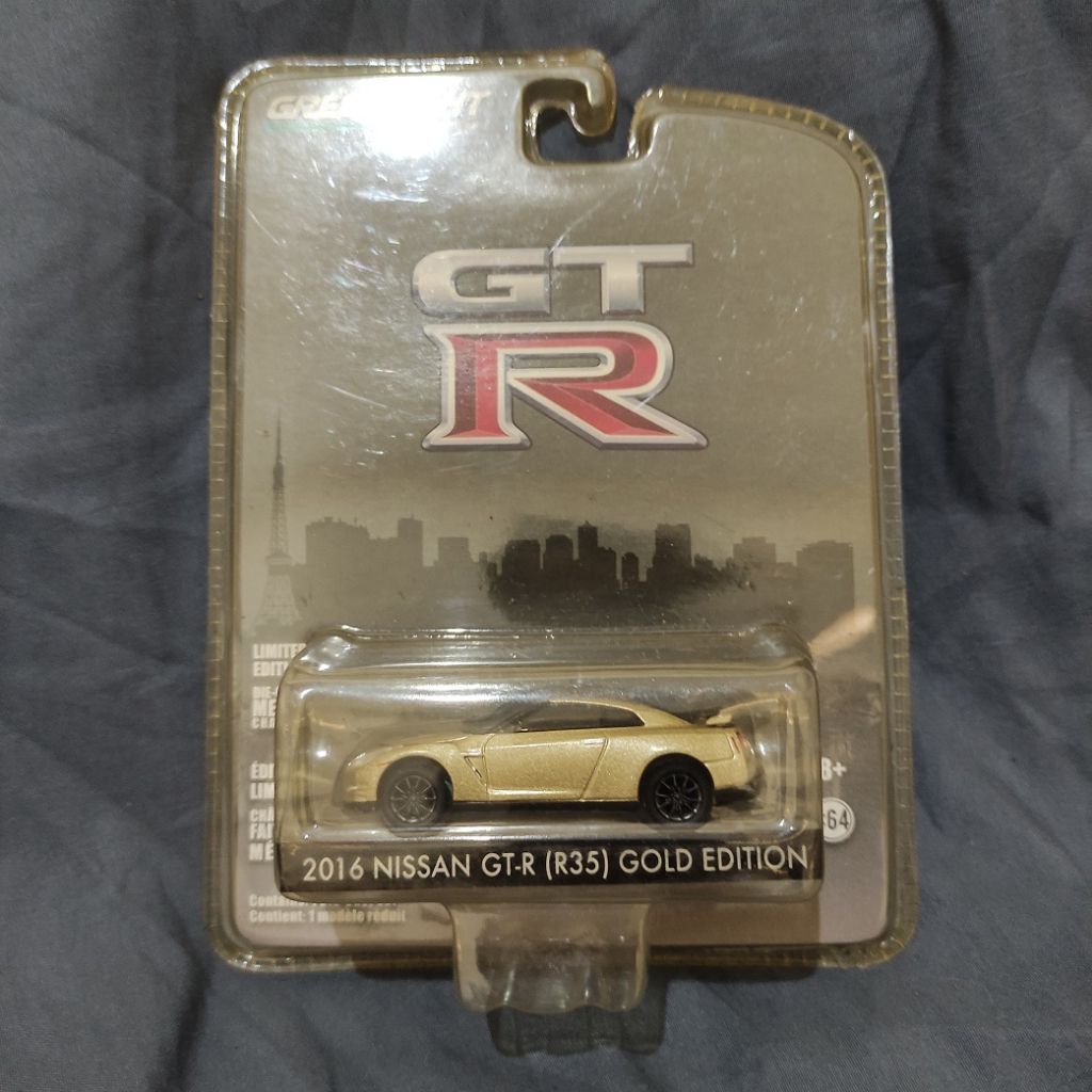 Jual Greenlight Diecast Anniversary GTR 2016 Nissan GTR R35 Gold ...