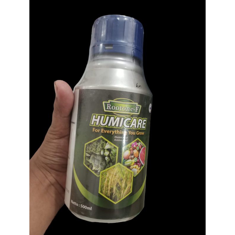 Jual HUMICARE Asam Humat cair cegah Akar gada dan Pembenah Tanah 500ML ...