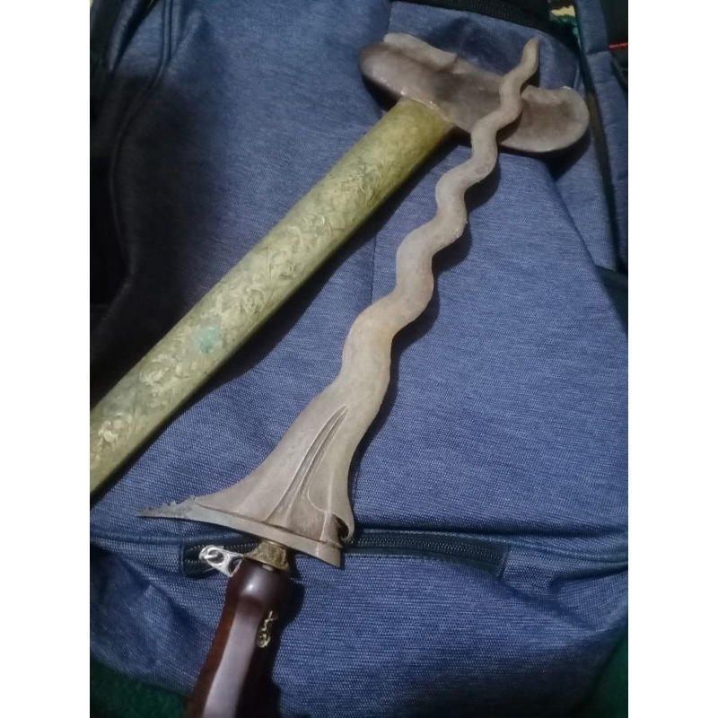 Jual keris sengkelat sepuh lokasian ful pamor | Shopee Indonesia