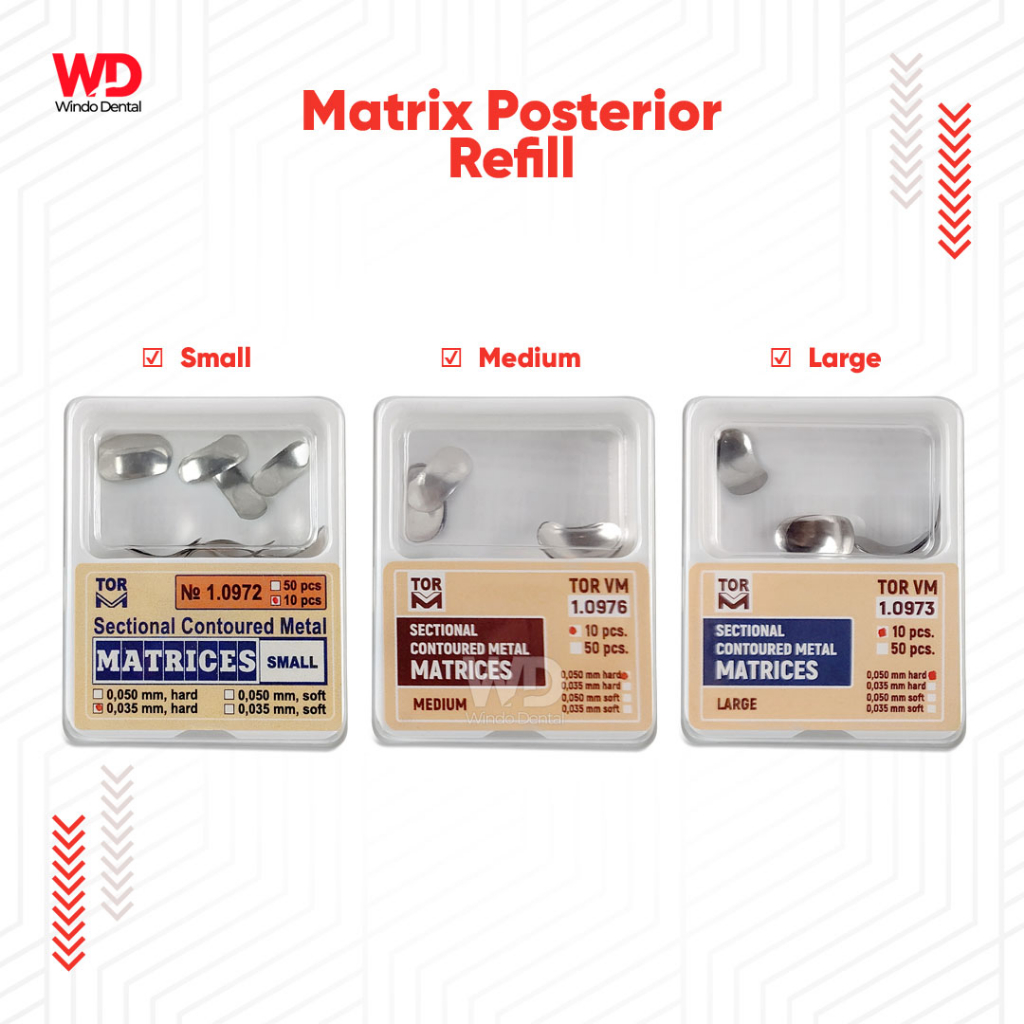 Jual DENTAL SECTIONAL TOR ORIGINAL MATRIX CONTURED ORI / MATRICES ...