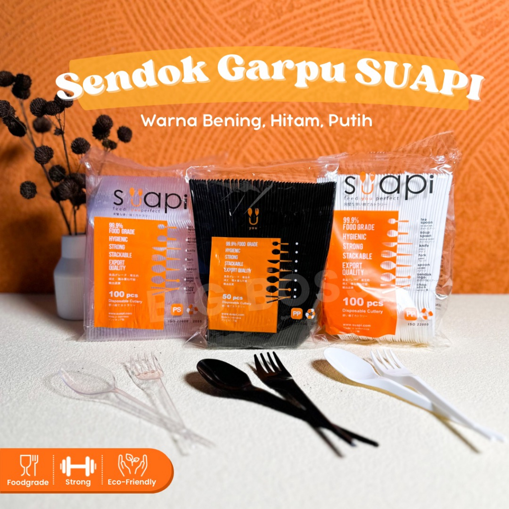 Jual Sendok Makan Plastik Suapi / Sendok Plastik Food Grade / Sendok ...