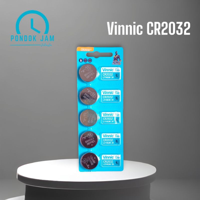 Jual BATERAI VINNIC CR2032 ORIGINAL LITHIUM BATTERY 3 VOLT CR 2032 | Shopee Indonesia