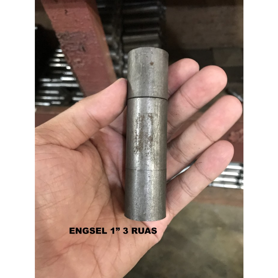 Jual ENGSEL PINTU PAGAR BESI / ENGSEL 3 RUAS / ENGSEL BUBUT (3/4" , 7/8 ...