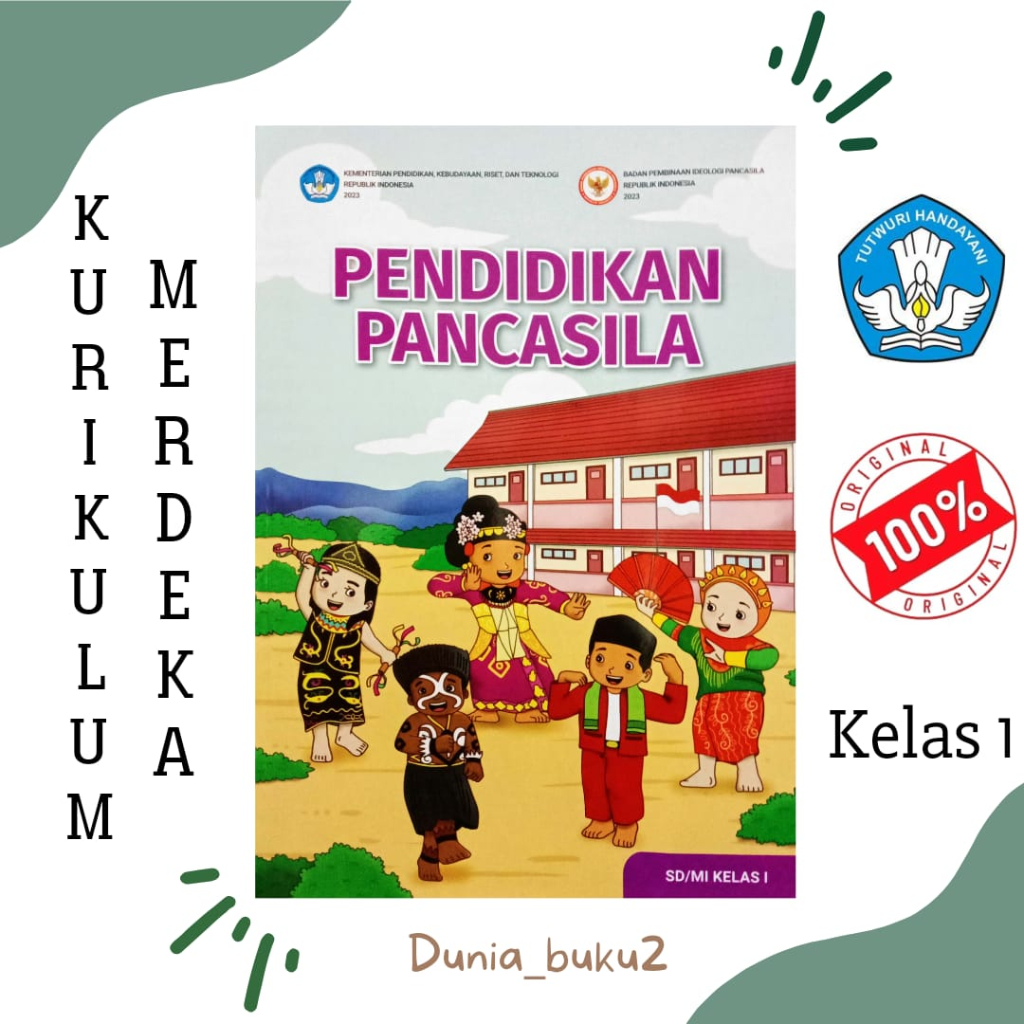 Jual BUKU SISWA PENDIDIKAN PANCASILA KURIKULUM PENGGERAK-MERDEKA KELAS 1 SD/MI | Shopee Indonesia