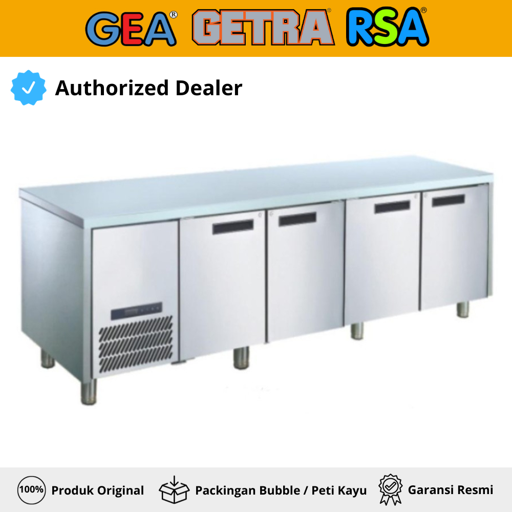 Jual Under Counter Chiller 4 Pintu Gea M-Rw6t4hhhh Stainless Steel 590 ...