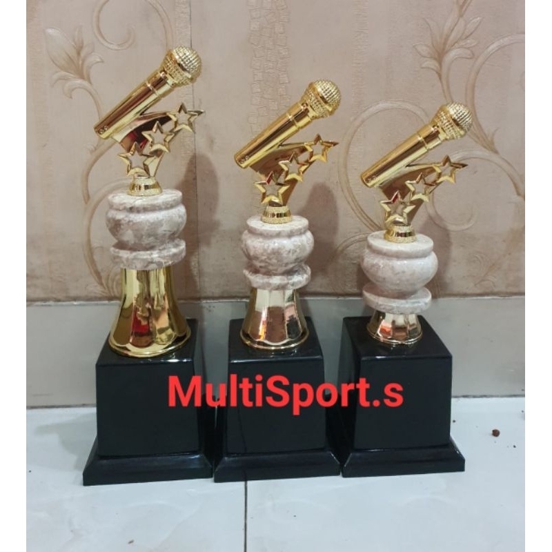 Jual PIALA TROPHY MIC MICROFONE NYANYI MARMER 5 CM 1 SET 123 | Shopee ...