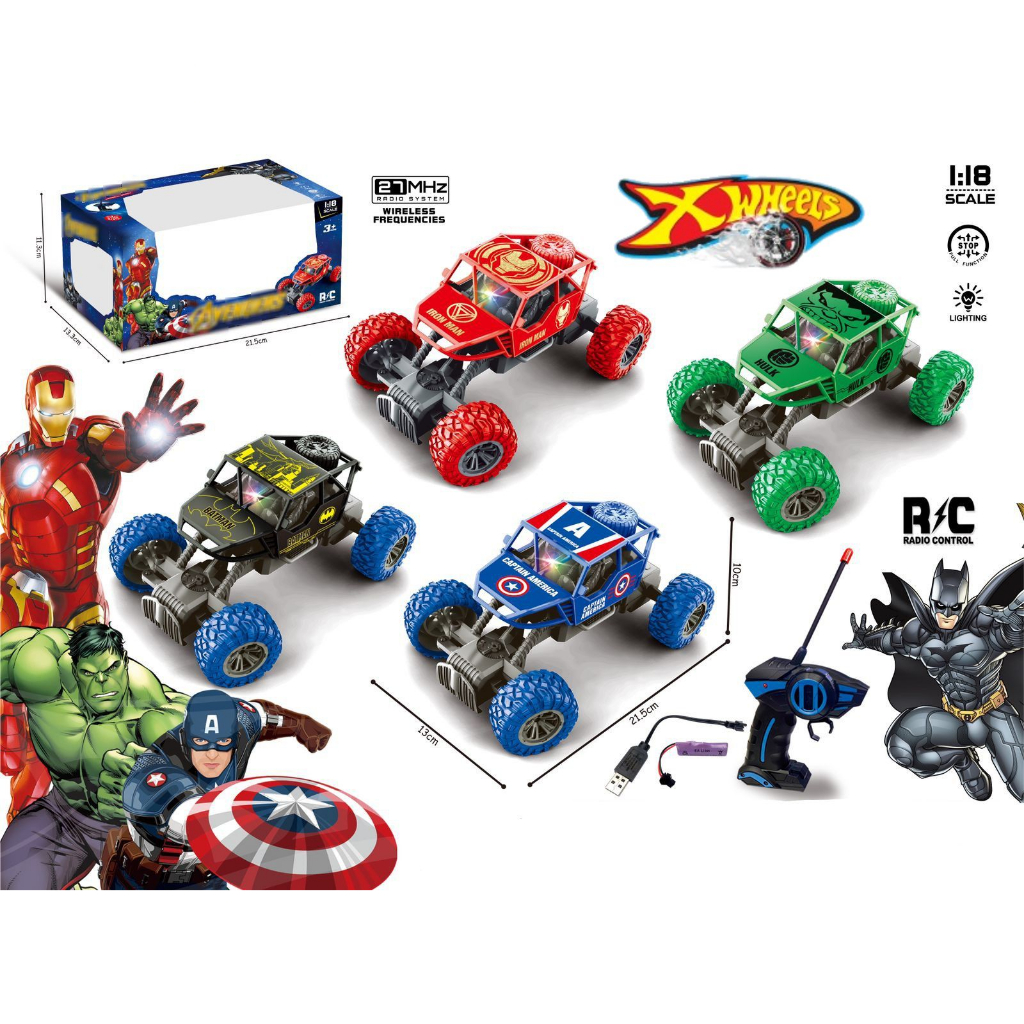 Jual Toy Studio Mobil RC Remot X WHEELS Tattoo Lambo Rock Climber ...