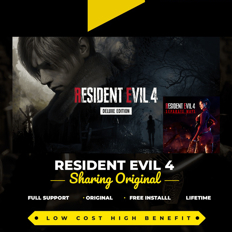 Jual RESIDENT EVIL 4 RE 4 REMAKE DELUXE EDITION + DLC Separate Ways PC ORIGINAL | Shopee Indonesia
