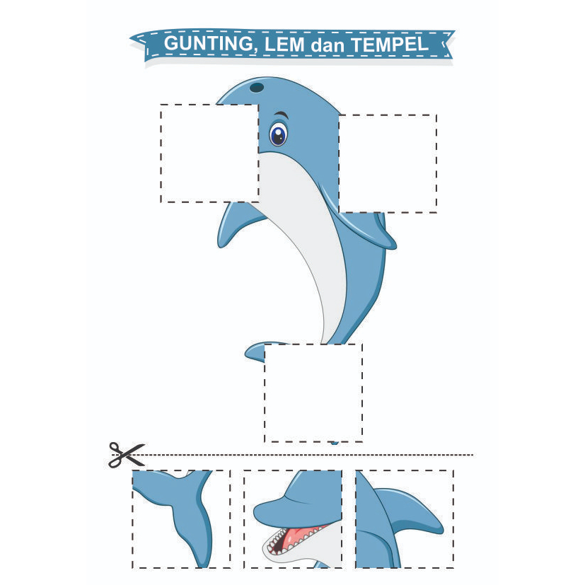 Jual Lembar Aktivitas Anak Gunting Lem dan Tempel - Lembar Belajar anak ...