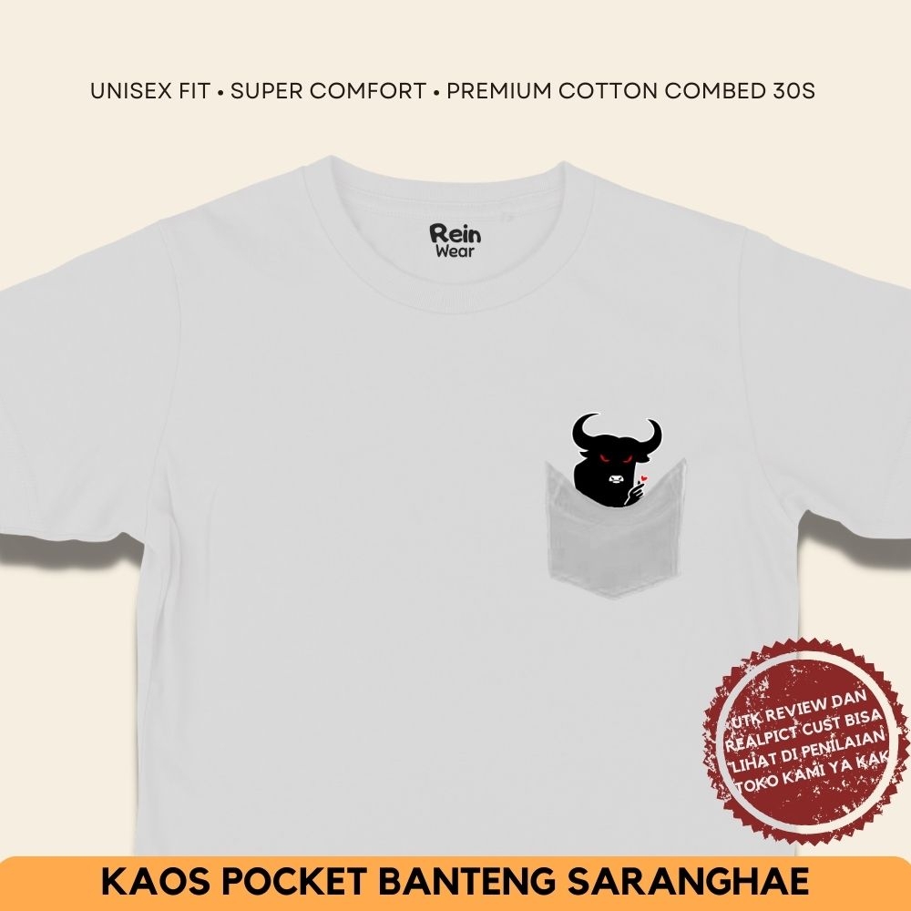 Jual READY Kaos Pocket Banteng PDIP PDI Perjuangan Sarangeo Sarange ...