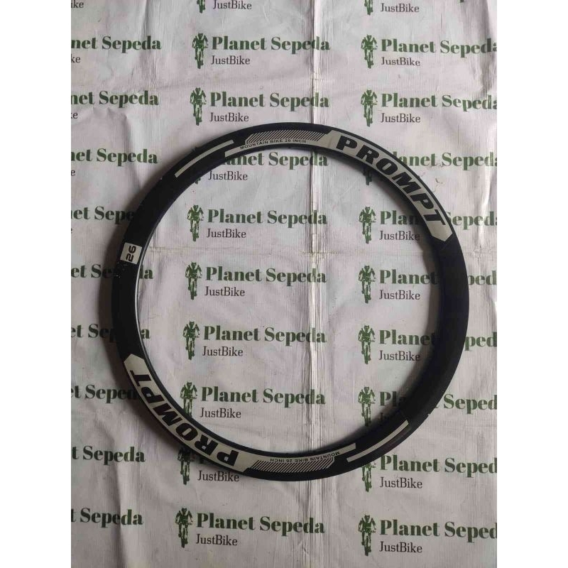 Jual Satu Biji Rims Prompt RR4026 40MM 26 36H Disc Hitam Rim Velg ...