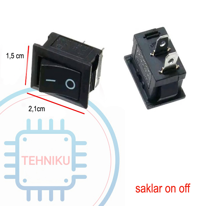 Jual Saklar on off kotak Saklar Switch 2 Pin (ON-OFF) Ukuran Kecil ...