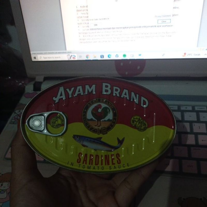 Jual Ayam Brand Sardines in Tomato Sauce 215g exp Maret 2025 | Shopee Indonesia