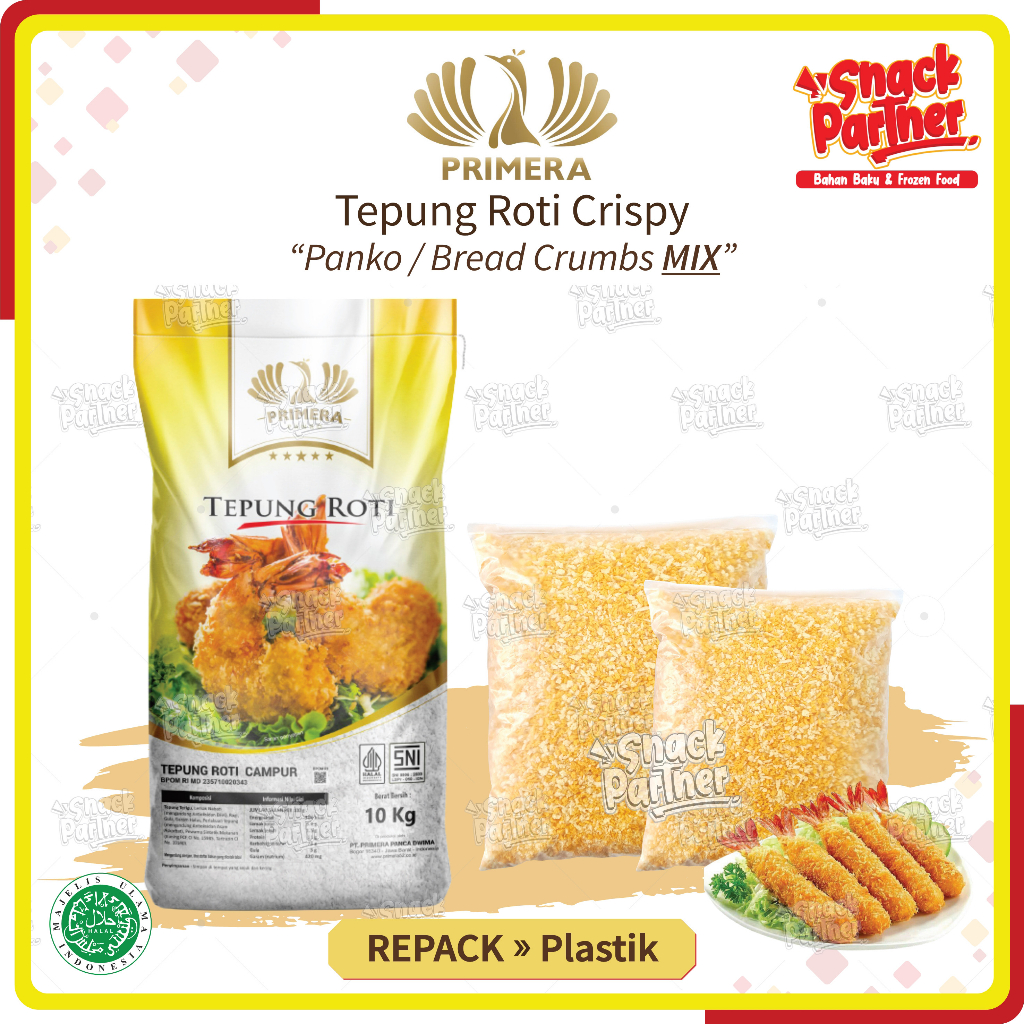 Jual PRIMERA TEPUNG ROTI CRISPY MIX Repack 250 / 500 GR / 1 KG - Bread ...